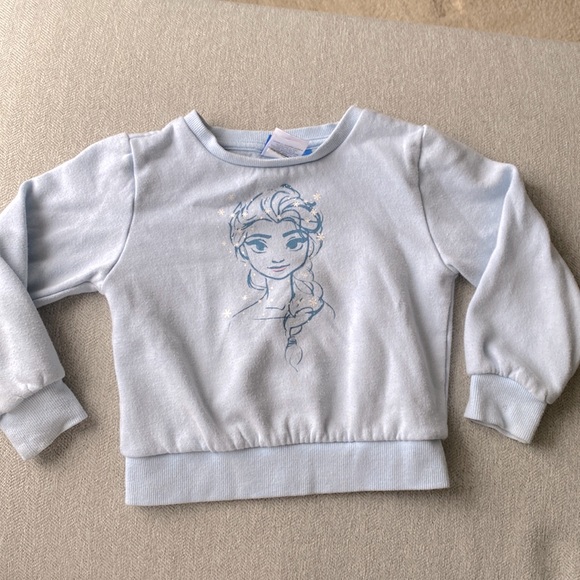 Disney | Shirts & Tops | Disney Toddler Girl Frozen Elsa Sweater | Poshmark